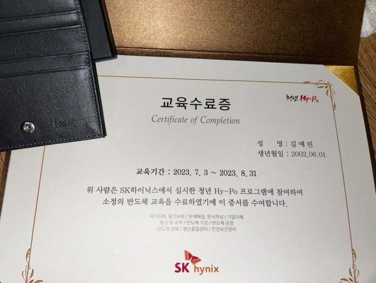 SK Hy-Po 수료 후기🧡 : 네이버 블로그