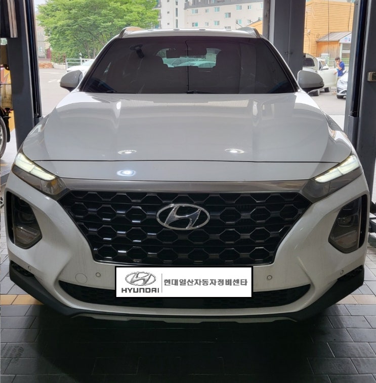 일산 싼타페 Tm 트렁크 안 닫힘으로 고장 발견 트렁크 쇼바 교환을 현대 블루핸즈 자동차 정비소 추천 네이버 블로그