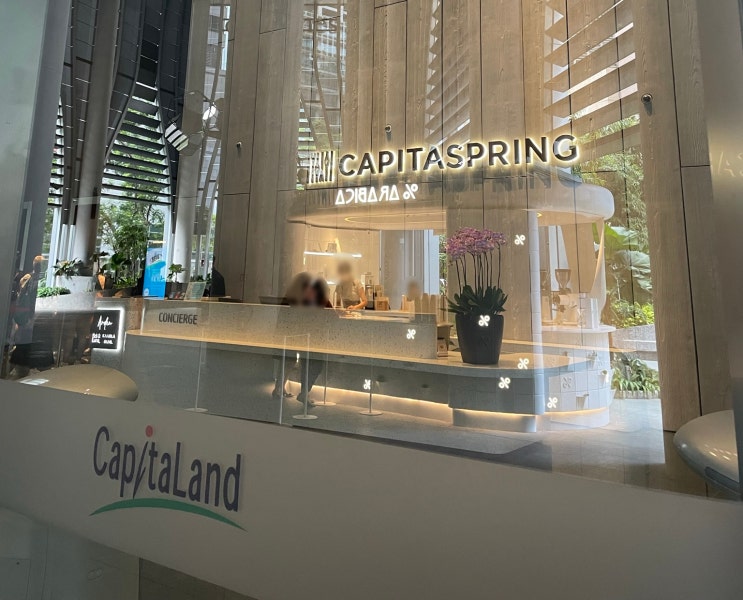 싱가포르 여행. CapitaSpring 전망대 무료로 즐기고 Street Market 호커센터까지! : 네이버 블로그