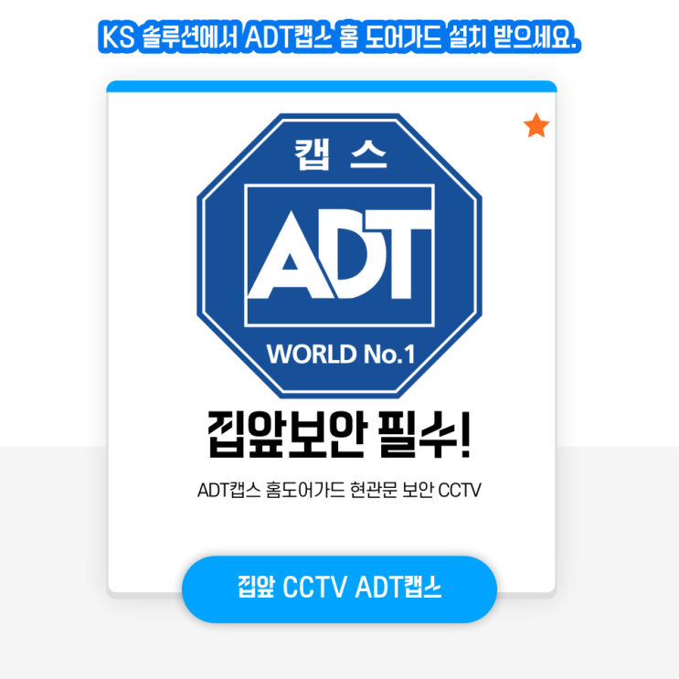 ADT캡스 홈도어가드 보안 CCTV 현관문 보안을 지켜드려요 : 네이버 블로그
