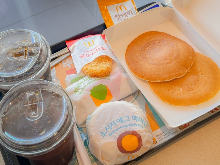 맥도날드 맥모닝 시간 메뉴 칼로리 맥모닝 콤보 가격 정리 네이버 블로그