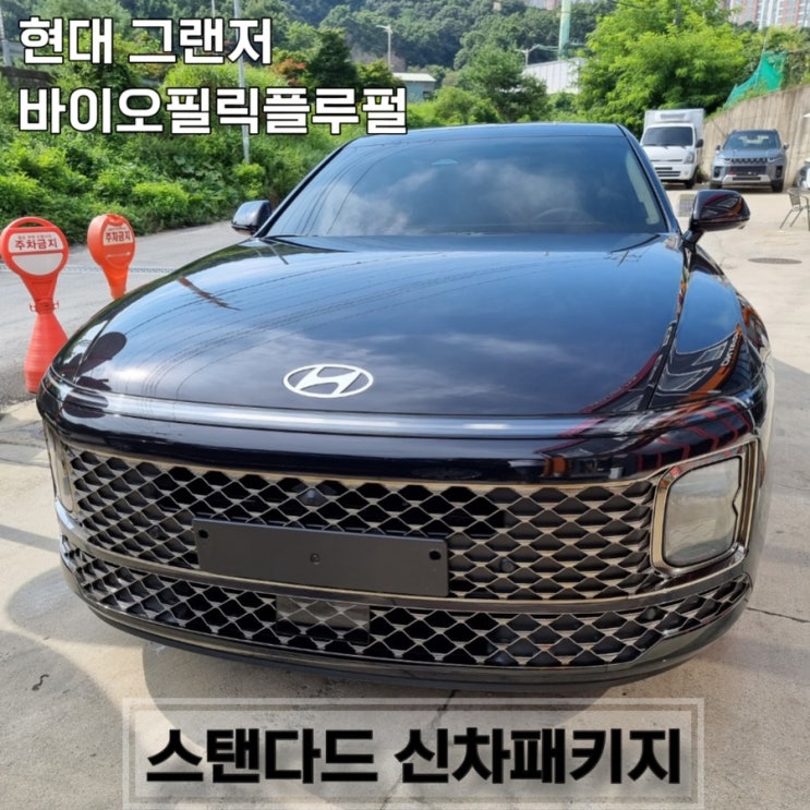 카스 경기광주점 현대 그랜저 Gn7 신차패키지 루마버택스 틴팅 시공했어요 네이버 블로그