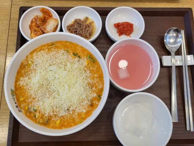 신짬뽕죽에 치즈 추가 - 본죽 울산 남목점 : 네이버 블로그