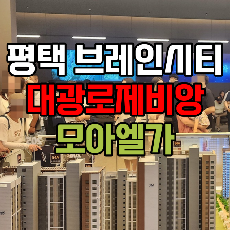 평택 브레인시티 대광로제비앙 모아엘가 완판 초읽기잔여세대 안내 네이버 블로그