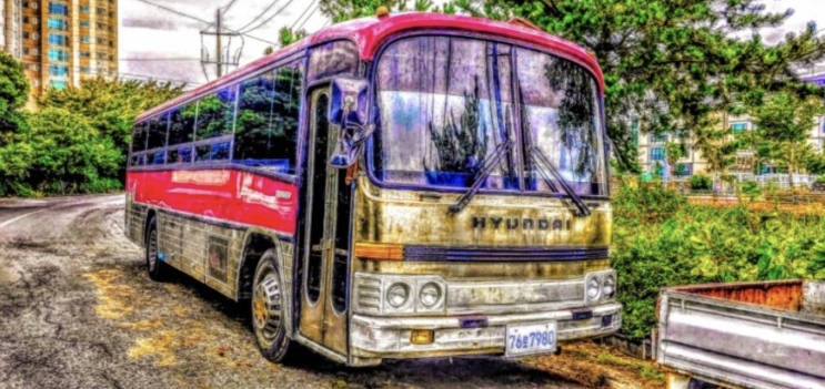 유일한 희망 현대 RB520 버스 무단 폐차하다... : 네이버 블로그