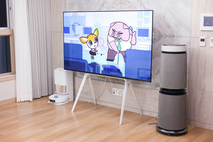 이젤 TV 거치대! 85인치 가능! 티비 스탠드 카멜마운트 FS85 벽걸이 안녕~ : 네이버 블로그