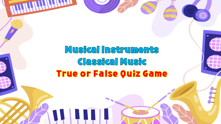 영어 파워포인트 수업자료 Musical Instruments and Classical Music Quiz Game ...