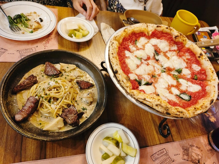 송도 화덕피자 맛집 아띠오아나폴리핏제리아 버섯이 이렇게 맛난 게 실화 네이버 블로그