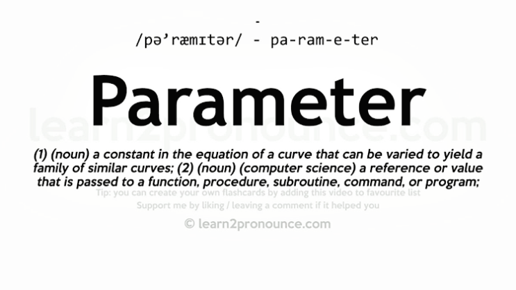 파라미터 뜻과 종류 알아보기! 에포크 수? 학습률? : 네이버 블로그
