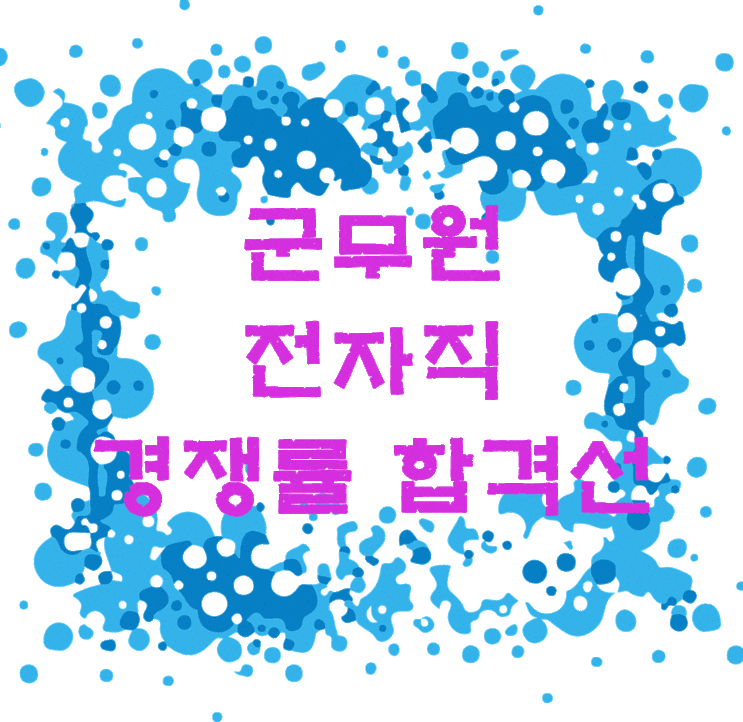 군무원 전자직 경쟁률 합격선 : 네이버 블로그