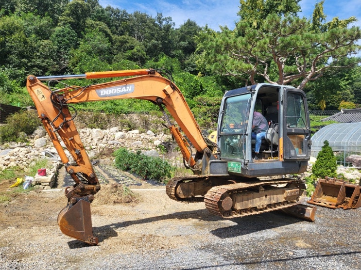 경기도로 DX55 두산 02 공투 중고굴삭기 매입 출장 다녀왔습니다 : 네이버 블로그
