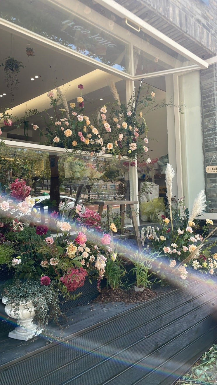 🌷창원신월동꽃집 스윗시그널 창원공간장식플라워데코창원플라워디렉팅 그리고 플라워데코센터피스🩵 네이버 블로그
