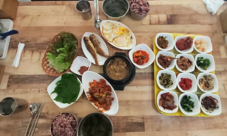 부산 용호동 밥집 20첩 가성비 백반 한식 맛집 네이버 블로그