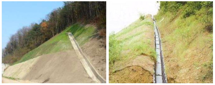 돌림수로내기(法肩排水溝工; diversion drain at top of slope)에 관하여 : 네이버 블로그