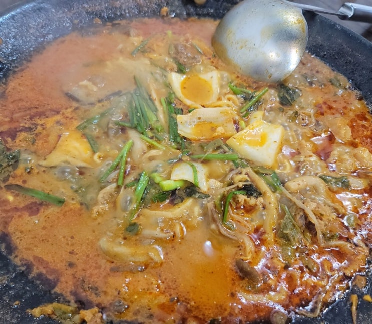 울산 북구 송정 얼큰한 곱창전골 맛집 정성순대 송정점 네이버 블로그
