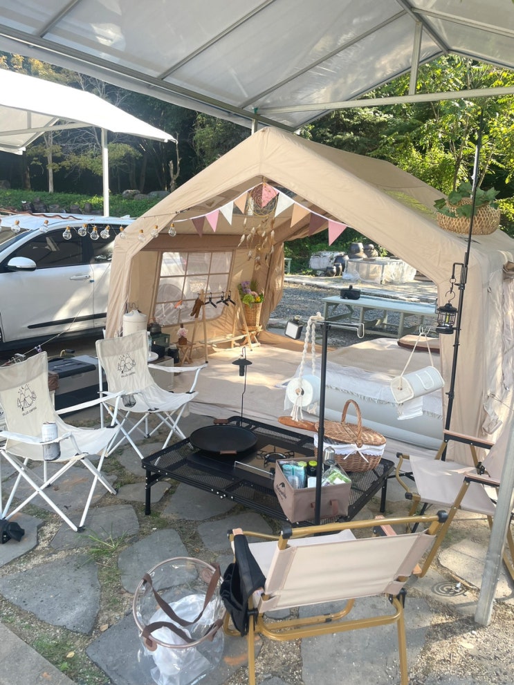 상소동 오토캠핑장 꿈꾸는농부 쿠디에어텐트8.0 주말캠핑즐겨~ : 네이버 블로그