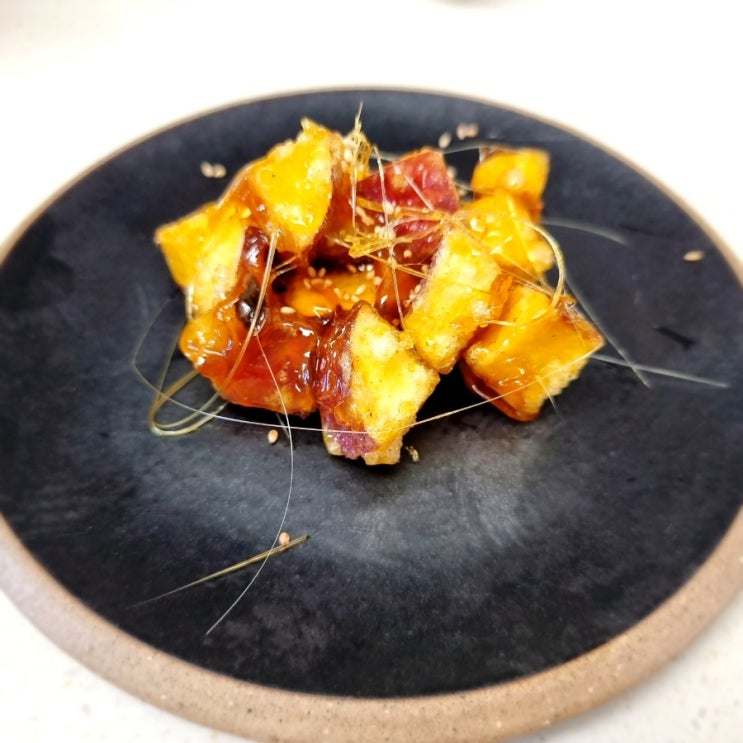 백종원 고구마빠스 만들기 겉바속촉의 진수를 느끼게 해준 고구마 맛탕 네이버 블로그