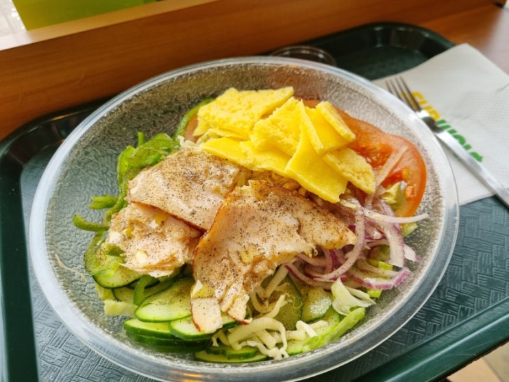 써브웨이 샐러드 칼로리 주문방법 : 네이버 블로그