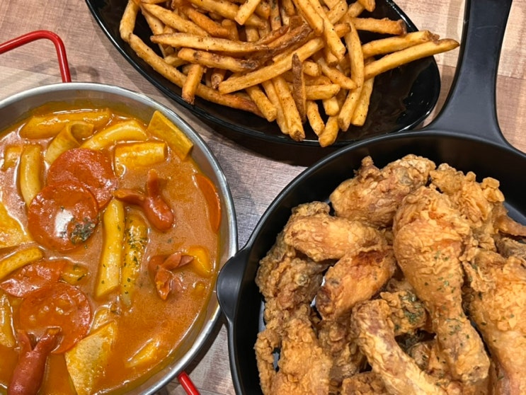 전주 효자동 치킨 맛집 범프리카인생치킨 , 떡볶이 세트 메뉴 양이 푸짐해요 : 네이버 블로그
