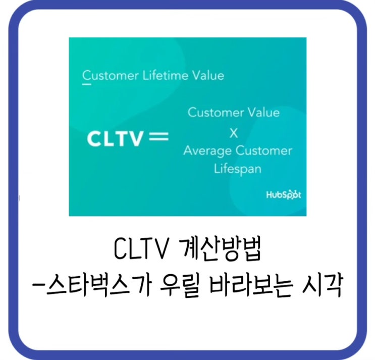 CLTV(customer lifetime value) 계산방법과 적용예시 : 네이버 블로그