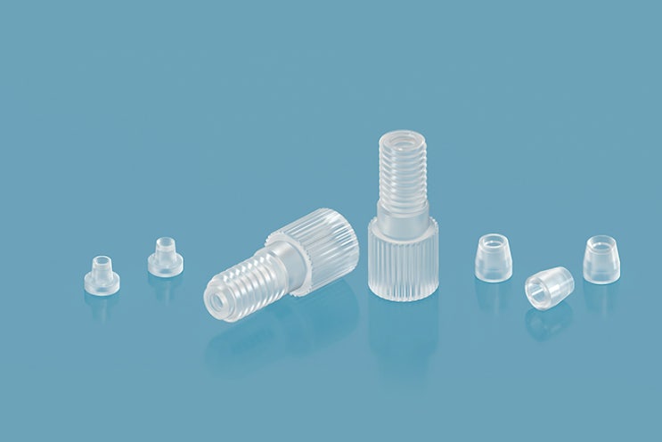 Flangeless Fittings 1/4-28 UNF 연결 커넥터 HPLC용 소모품 RUNZEFLUID 피팅 프렌지레스피팅 ...