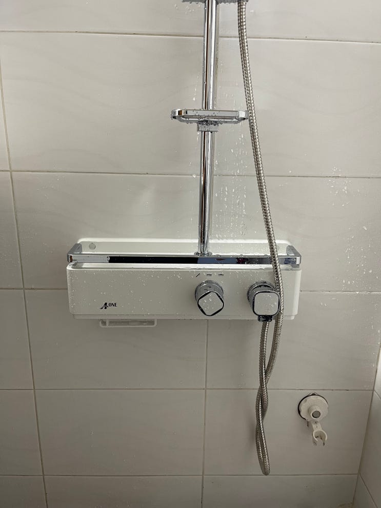창원샤워기교체 의창구 소답동 대흥 주택에서 에이원 A3800 선반형 해바라기 샤워기로 깔끔하게 교체해 드리고 왔습니다 네이버 블로그