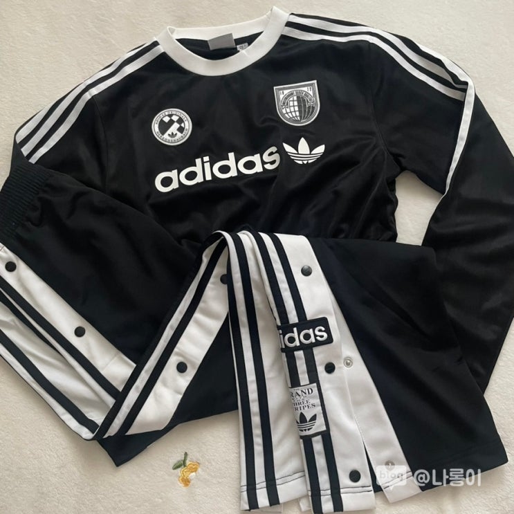 Adidas 아디다스 soccer 크롭 티셔츠 IR9802 & 아디브레이크 팬츠 IB5924 리뷰 | 아디다스 셋업 장만했음 ️ ...