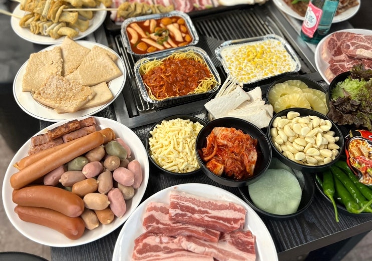 왕십리 행당역 맛집술집 사이드가 100여가지나 되는 고기뷔페 회식장소모임장소 추천 네이버 블로그