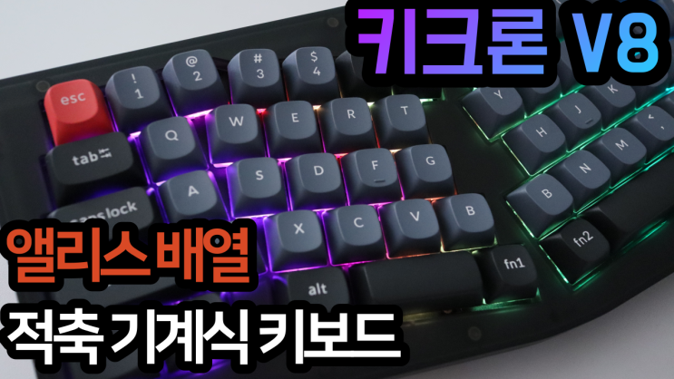 키크론 키보드 V8 KNOB Keychron V8 앨리스배열 인체공학 키보드 리뷰 : 네이버 블로그