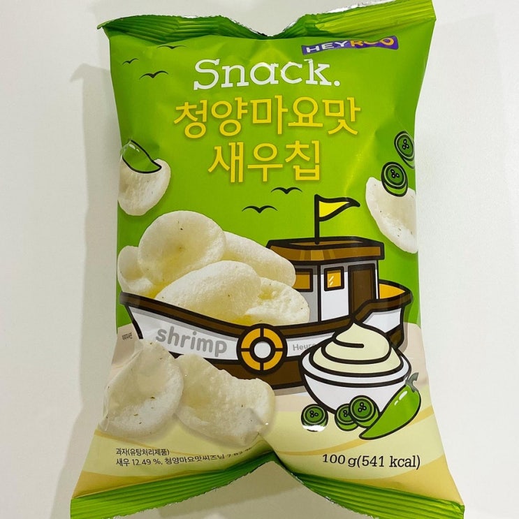 편의점신상) HEYROO 청양마요맛새우칩 : 네이버 블로그