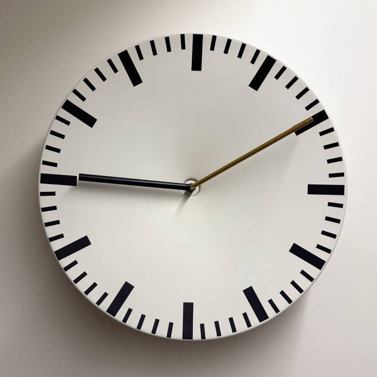 [벽시계] Hay Analog Wall Clock 헤이 아날로그 벽시계 조립 설명 : 네이버 블로그