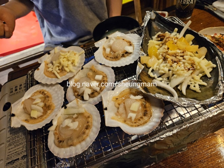 가락동 조개구이 맛집 갯벌의 진주 네이버 블로그