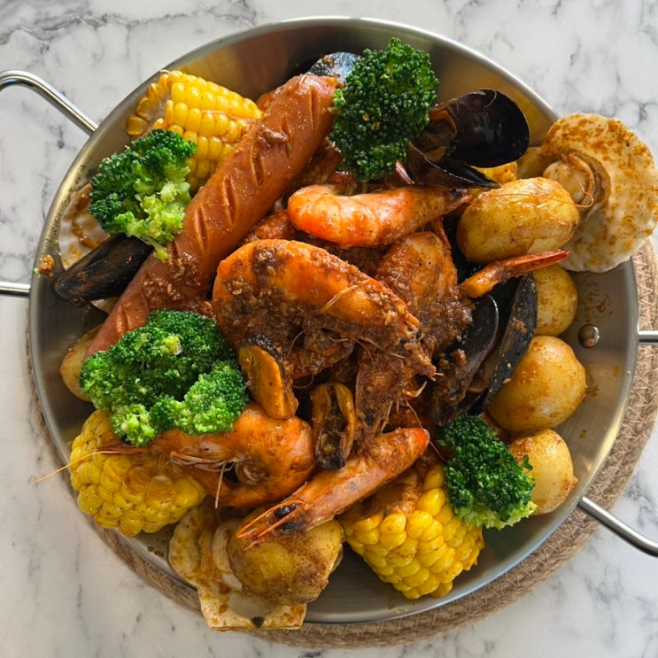 건국대맛집 미국식 보일링쉬림프 찐맛집 오늘은슈림프 OH SHU : 네이버 블로그