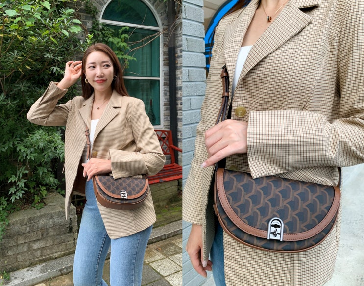 올드머니룩 완성템 숄더백 And 크로스백 2way 로사케이 코코 모노그램 새들백 네이버 블로그
