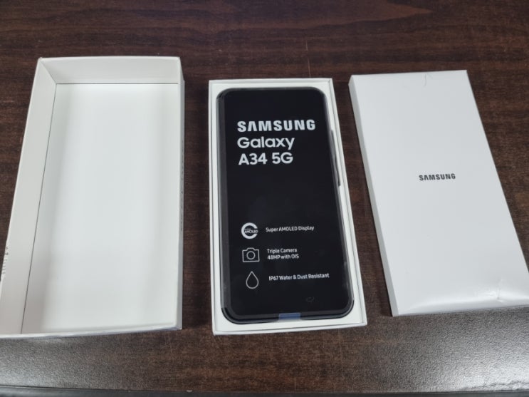 KT 효도폰 갤럭시A34 스펙 실물 개봉기 : 네이버 블로그