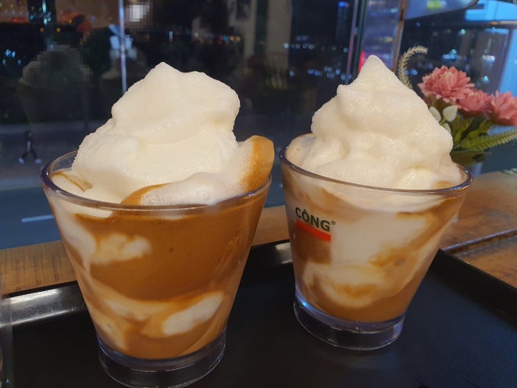 광안리 커피 맛집 베트남 커피 콩카페에서 코코넛 스무디커피 네이버 블로그