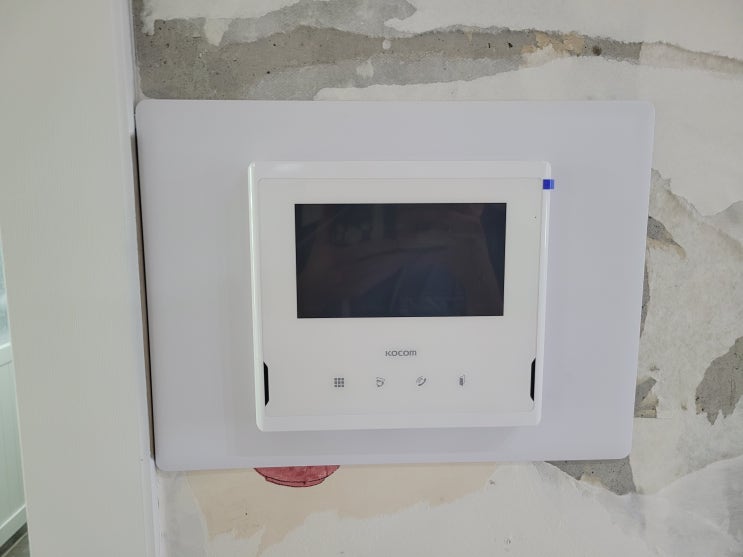인천 계양구 효성현대1차아파트 코콤 비디오폰 KCV-S701 교체 설치 : 네이버 블로그
