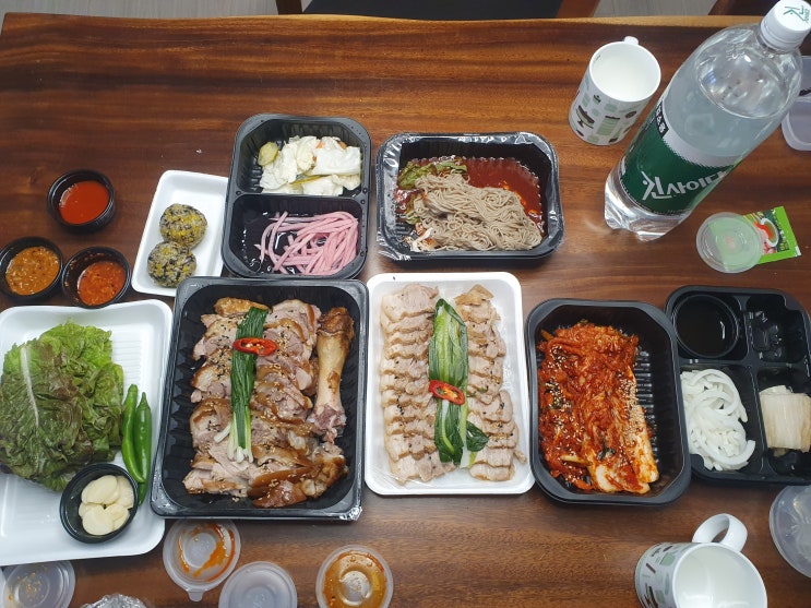 광주 광산구 첨단 족발 보쌈 모듬 현지인 맛집 백족발 네이버 블로그
