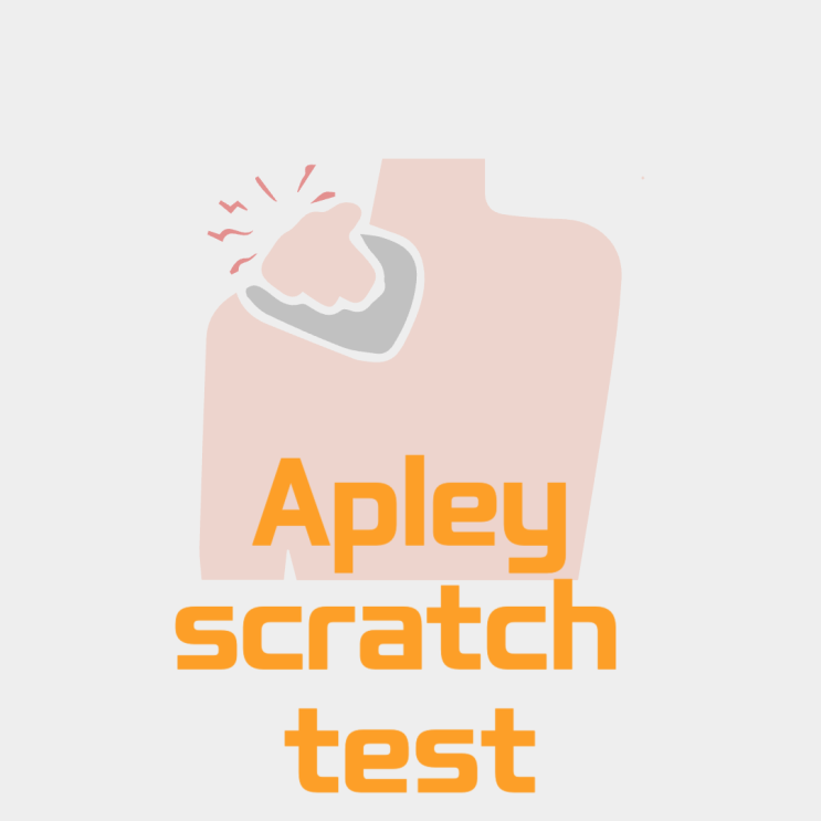 어깨가동범위검사,apley scratch test : 네이버 블로그