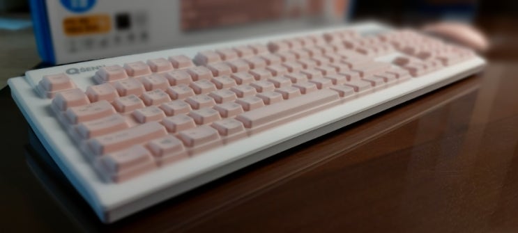 사무실에서 사용하기 좋은 조용한 큐센 MK350 멤브레인 키보드 사용 후기 : 네이버 블로그