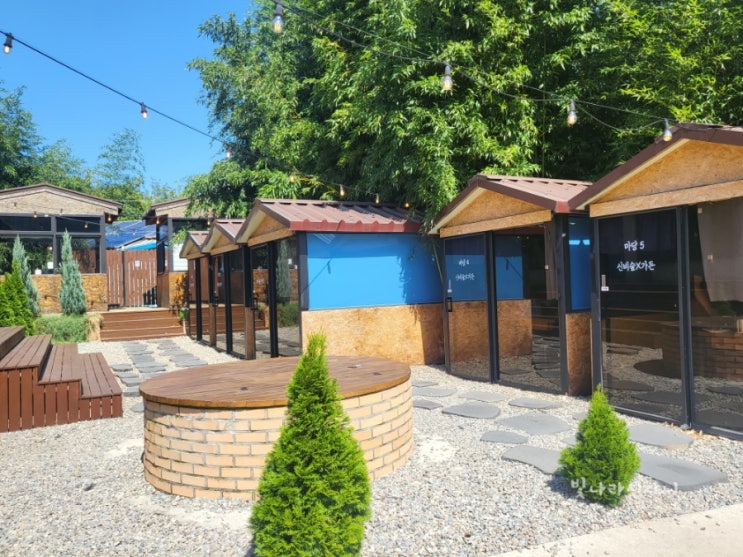 양산 물금 방갈로 있는 분위기 좋은 오리고기맛집 : 신비숲가든 : 네이버 블로그