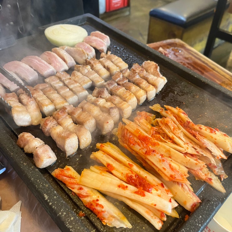 안산 고잔동 맛집|초벌구이로 맛있는 구워주는 고깃집 행복한돼지집 네이버 블로그