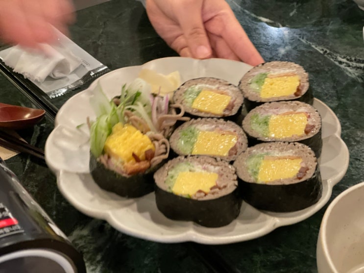 용산신용산 메밀김밥 맛집 용산마루 이유있는 웨이팅일까 솔직 후기 네이버 블로그