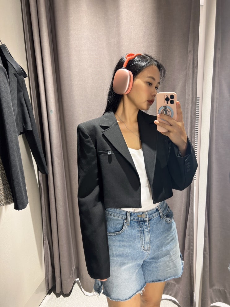 자라(ZARA) 가을신상 숏자켓 모두 입어보기, 여의도IFC : 네이버 블로그