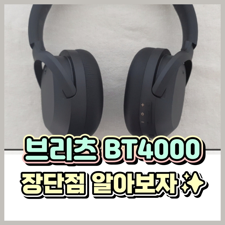 브리츠 헤드셋 BT4000 장단점 알아봅시다! : 네이버 블로그