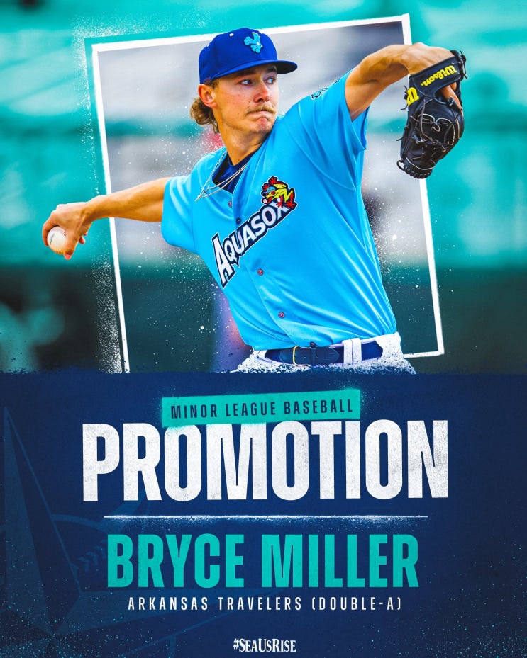 2023년 9월 17일 시애틀 매리너스의 선발투수인 브라이스 밀러 (Bryce Miller) : 네이버 블로그