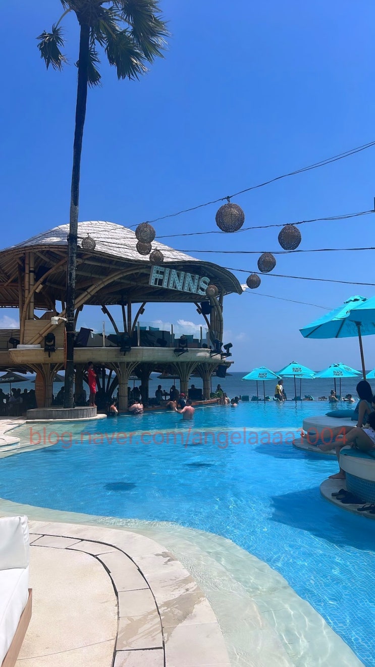 발리 짱구 핀스 비치클럽 테이블 예약 후기 Finns beach club : 네이버 블로그