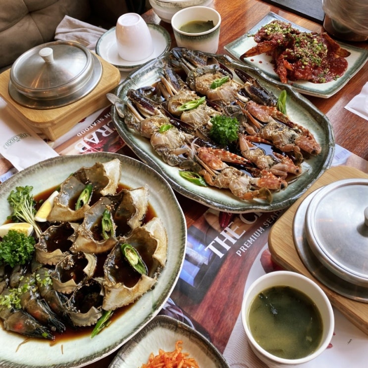 삼산동 더꽃게 인천 간장게장 맛집 꽃게요리 풀코스 네이버 블로그