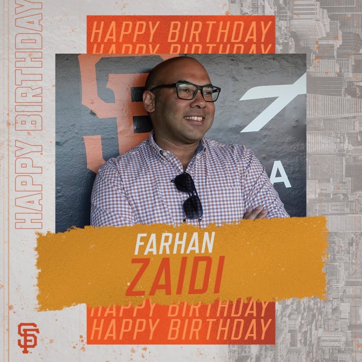 파르한 자이디 (Farhan Zaidi), 게이브 케플러 (Gabe Kapler)와 1년 더 함께 할 샌프란시스코 자이언츠 ...