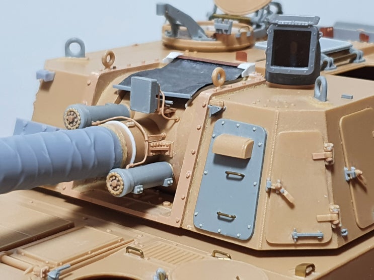 K9A1 제작 18(포탑 주변 마무리) : 네이버 블로그